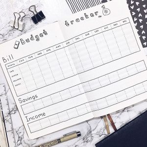 Tracking Budget with BuJo - BuJoing