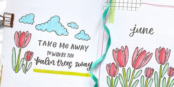 June Bullet Journal Theme Ideas - BuJoing